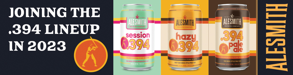 394 Lineup 2023_Digital Ad 970×250 | AleSmith Brewing Company