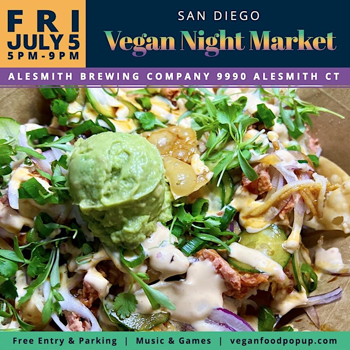 Vegan Food Pop Up | AleSmith Brewing Company